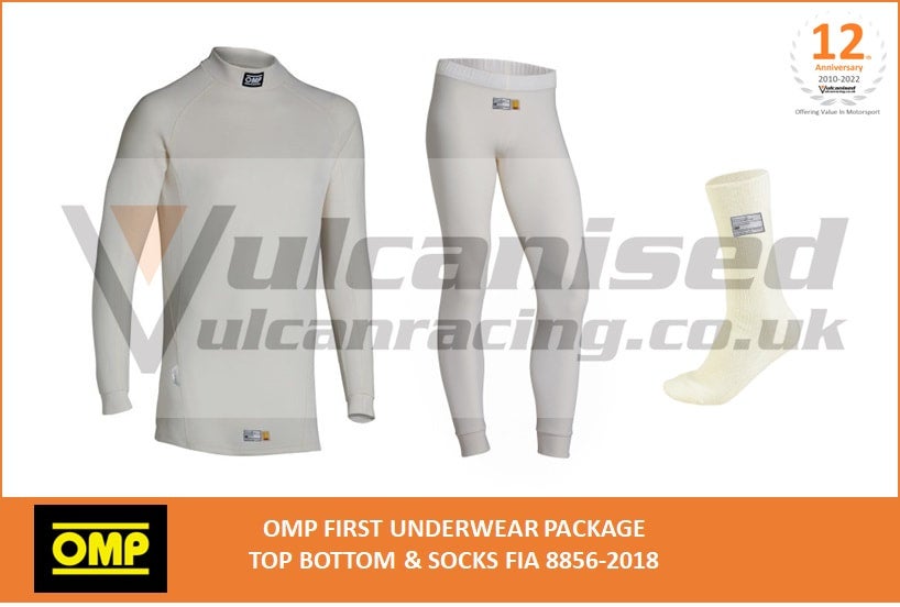 OMP First Underwear Set FIA race rally | Vulcan Racing Offering Value In Motorsport