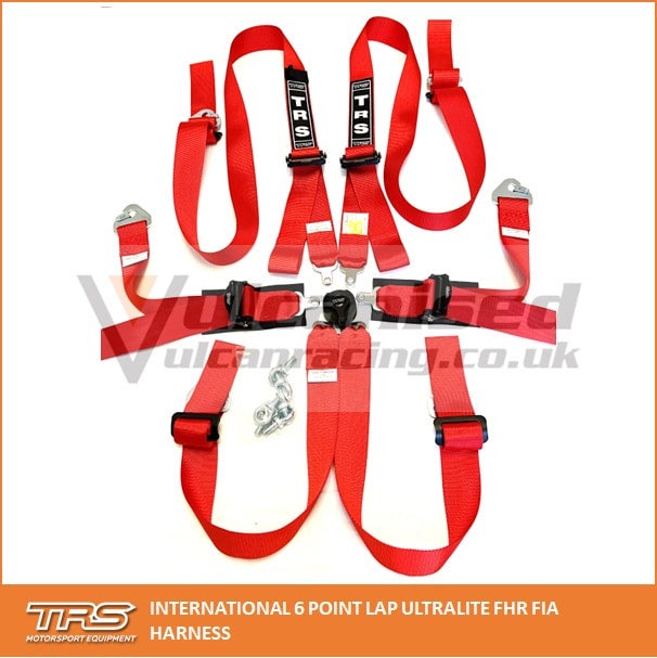 TRS Ultralite International Lap adjustable FIA 6 Point Harness Race ...